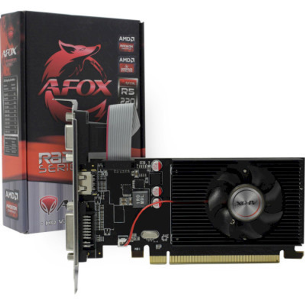 Видеокарта Radeon R5 220 1024Mb Afox (AFR5220-1024D3L5) – фото, відгуки ...