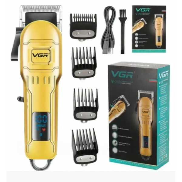 Машинка для стрижки волос VGR V-268 Машинка с LED дисплеем с насадками – фото, отзывы ...