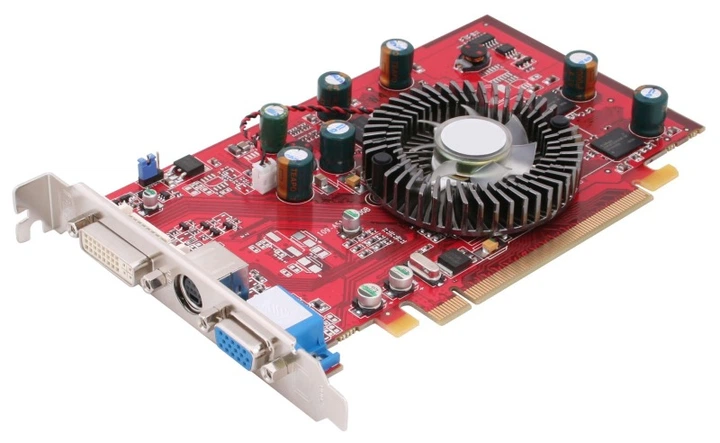 Видеокарта ATI Radeon X600 Pro, 256MB DDR, 128-bit, VGA, DVI, TV Out Б ...