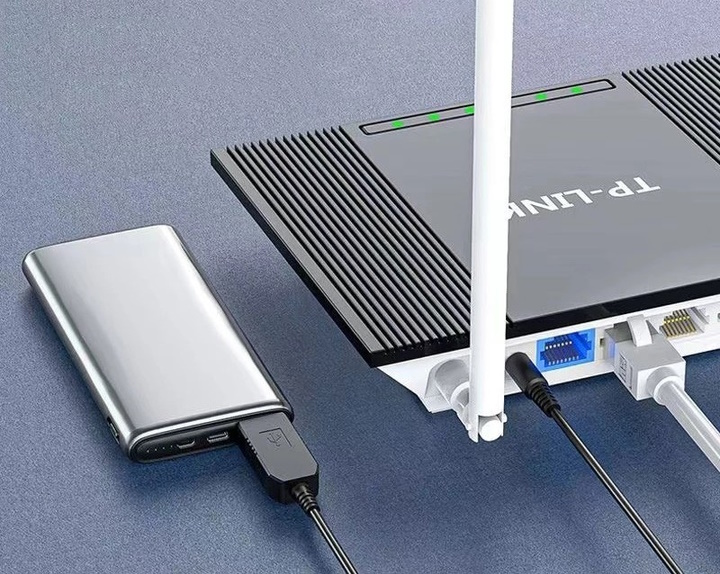 Кабель питания для роутера от повербанка 9V "Интернет без света" Кабель ...