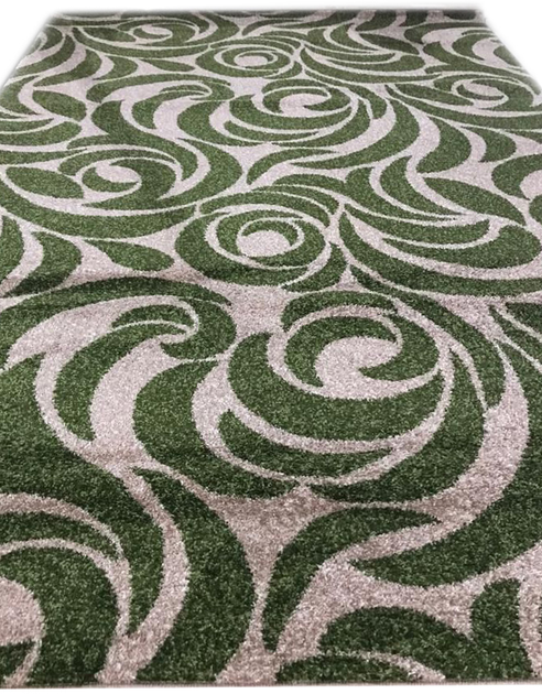 Ковровая дорожка Esprecco шириной 4 м. бежево зеленая Green\Beige ...