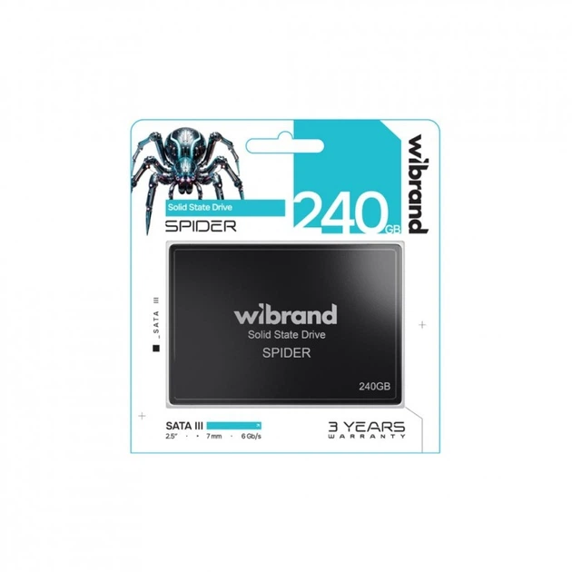 Накопичувач SSD 2.5" 240GB Spider Wibrand (WI2.5SSD/SP240GBST) – фото ...