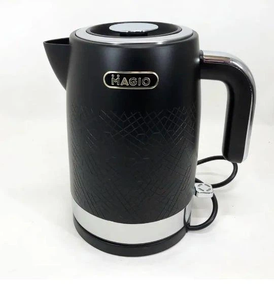 Електрочайник Magio MG-493 чайник пластиковий для дому чорний 1.7 л 1850 Вт – фото, відгуки ...