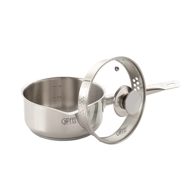 Ковш с крышкой Gipfel Cocktail GP-1247 16 см 1.5 л серебристый 4712042 – фото, отзывы ...