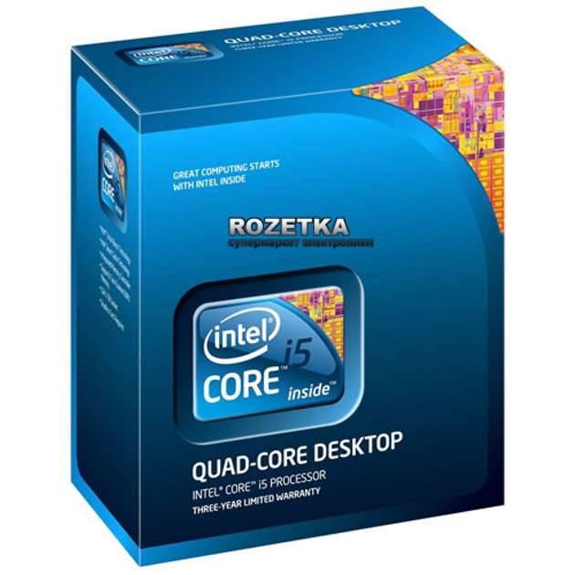 Процессор Intel Core i5-750 2.66GHz/8MB/1333MHz (BX80605I5750) s1156 ...