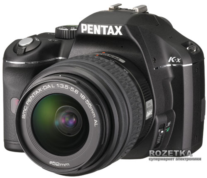 Фотоаппарат Pentax K-x + DA L 18-55mm Black купить на ROZETKA ...