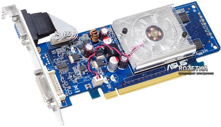 Видеокарта Asus PCI-Ex GeForce 8400 GS 512MB GDDR2 (64bit) (567/800) (DVI, VGA) (EN8400GS/P/512M ...