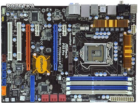 Материнська плата ASRock P55 PRO (s1156, Intel P55, PCI-Ex16) – фото ...