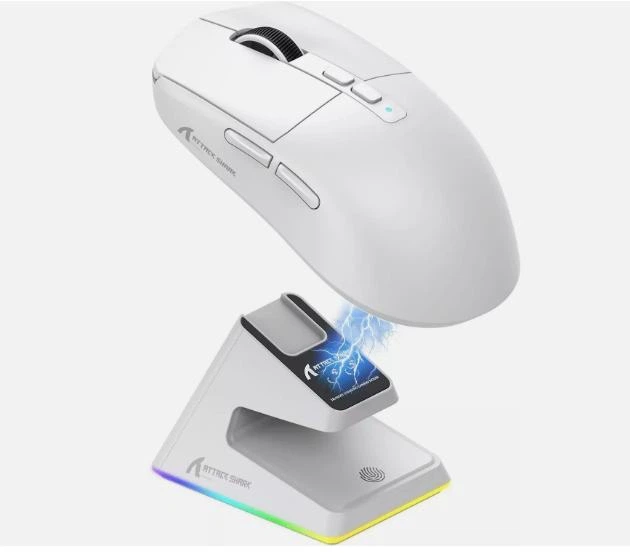 Мишка ігрова бездротова ATTACK SHARK X6 White – фото, отзывы ...