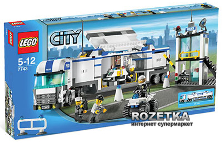 Конструктор LEGO City Полицейский грузовик (7743) – игрушки с доставкой ...