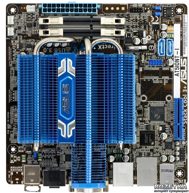 Материнская плата Asus AT5IONT-I (Intel Atom D525, Intel NM10, NVIDIA ...
