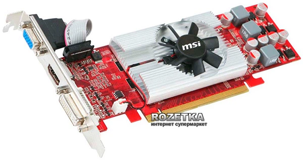 Видеокарта MSI PCI-Ex GeForce GT 220 1024MB GDDR3 (128bit) (625/960 ...