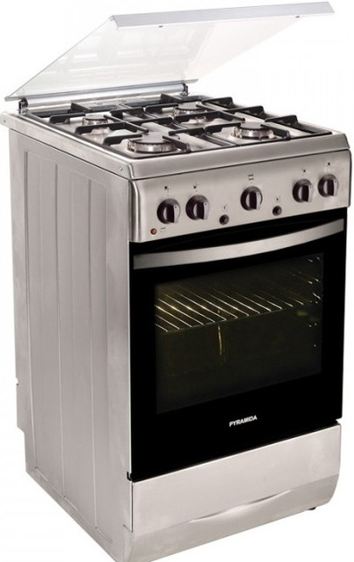 Газовая плита PYRAMIDA KGG 5201 inox – фото, отзывы, характеристики в ...