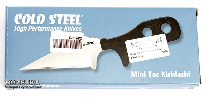 Карманный нож Cold Steel Mini Tac Kiridashi (12600026) – фото, отзывы ...
