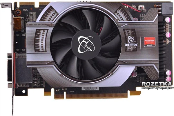 Видеокарта XFX PCI-E Radeon HD 6770 1GB GDDR5 (128bit) (850/4800) (2 x ...