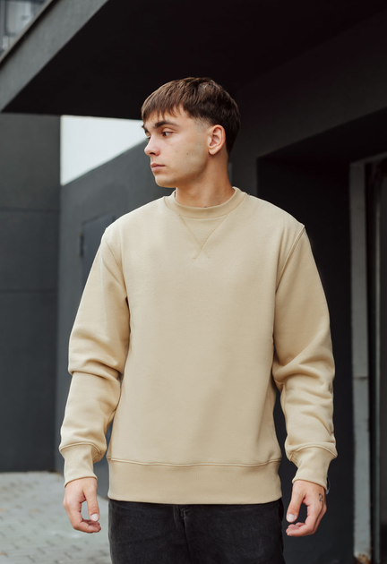 Бежевый Свитшот стаф мужчины кофта Staff beige basic fleece XL (239799 ...