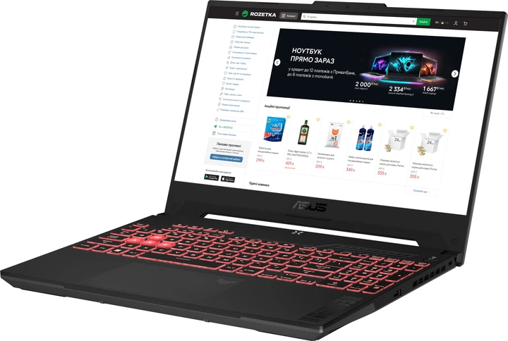 Ноутбук ASUS TUF Gaming A15 FA507NV (FA507NV-LP025) Mecha Gray – фото ...