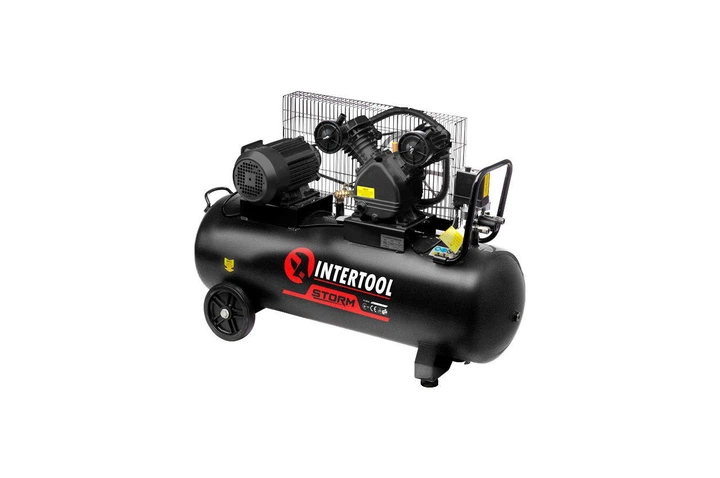 Компрессор Intertool 100 л x 3000Вт Storm (PT-0013) – фото, отзывы, характеристики в интернет ...