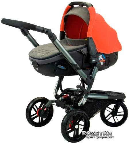 Коляска Jane Trider Matrix цвет Tangerine серый с оранжевым (5266/P37 ...