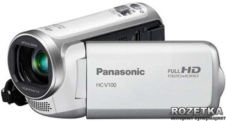 Відеокамера Panasonic HC-V100 White – фото, відгуки, характеристики в ...