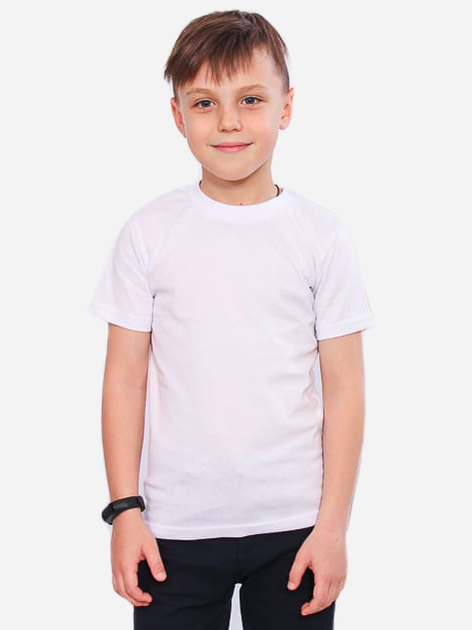 Подростковая футболка для мальчика Носи своє 6021 170 см Белая (p-2997 ...