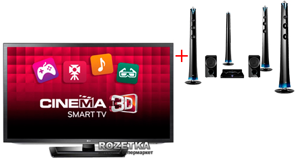 Телевизор LG 65LM620T + домашний кинотеатр LG HX996TS купить в интернет ...