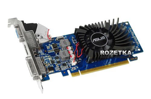 Видеокарта Asus PCI-Ex GeForce GT 620 1024MB GDDR3 (64bit) (700/1200 ...