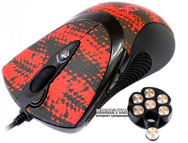 Мышь A4Tech F7 USB Black/Red (4711421884785) – фото, отзывы ...