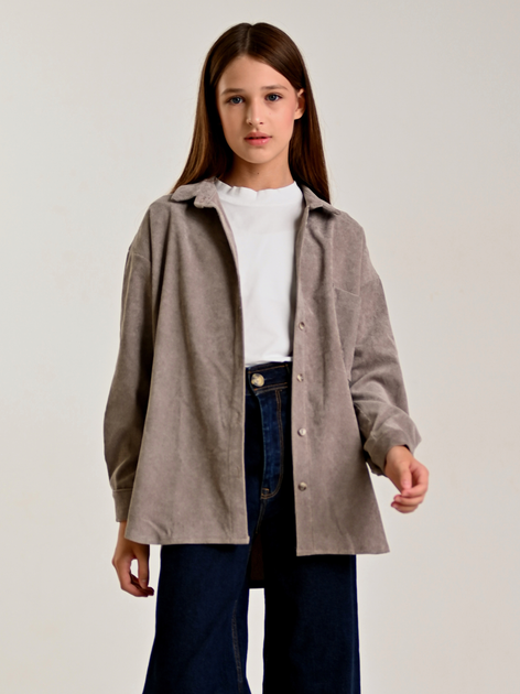 Детская рубашка для девочки Tair kids 663-664 122 см Пудра ...