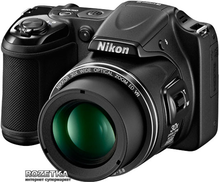Фотоаппарат Nikon Coolpix L820 Black (VNA330E1) купить на ROZETKA ...