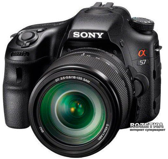 Фотоаппарат Sony Alpha SLT-A57 + объектив 18-135mm Kit (SLTA57M.CEE2 ...