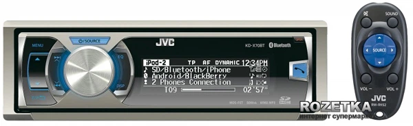 Автомагнитола JVC KD-X70BTEYD – фото, отзывы, характеристики в интернет-магазине ROZETKA ...