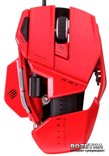 Мышь Mad Catz R.A.T. 5 Gaming Mouse Red (MCB437050013/04/1) – фото ...