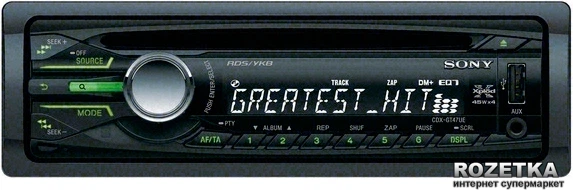 Автомагнитола Sony CDX-GT470UM – фото, отзывы, характеристики в интернет-магазине ROZETKA ...
