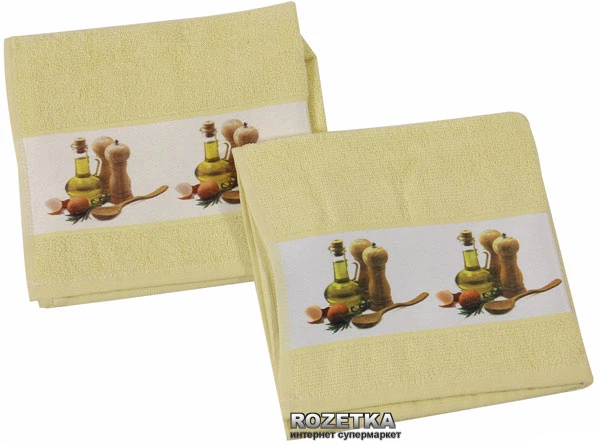 Полотенца Othello Kitchen 40x60 2 шт желтые (4626068) – купить онлайн ...