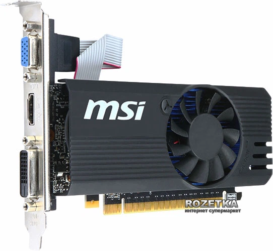 Видеокарта MSI PCI-Ex GeForce GT 640 LP 1024MB GDDR5 (64bit) (1045/5010 ...