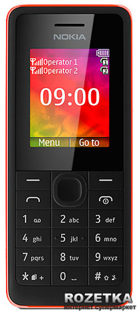 Мобильный телефон Nokia 107 Dual SIM Red – фото, отзывы, характеристики ...