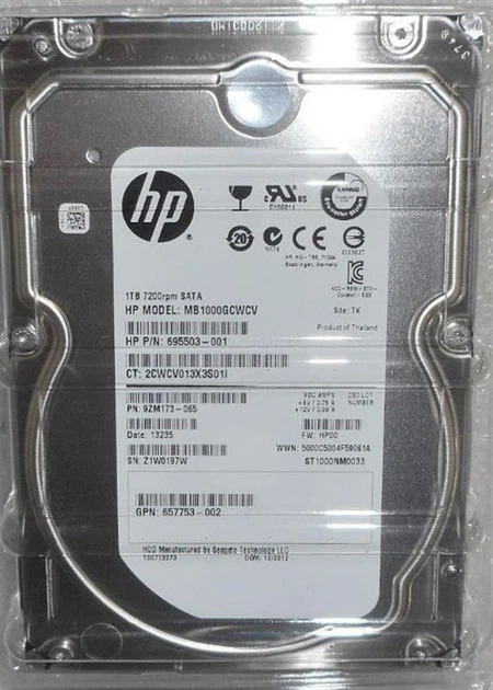 Накопичувач HDD SATA 1.0TB HP 7200rpm (MB1000GCWCV) TT – фото, отзывы ...