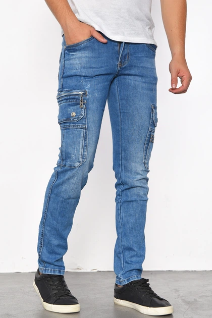 Джинсы мужские синего цвета Elegant размер 29 (186492) – Брендовая ...