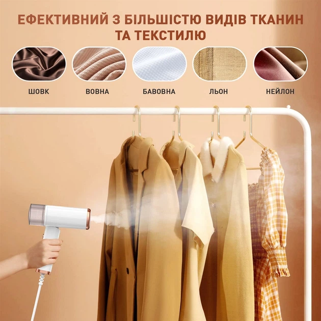 Відпарювач DYXON MEGASTEAM 1200W 2.5M White – фото, відгуки ...