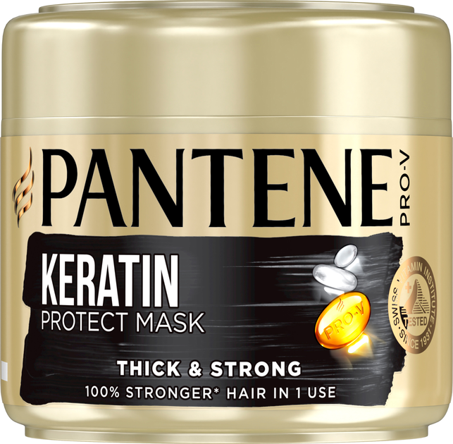 Маска для волос Pantene Pro-V Густые и крепкие с кератином 300 мл ...