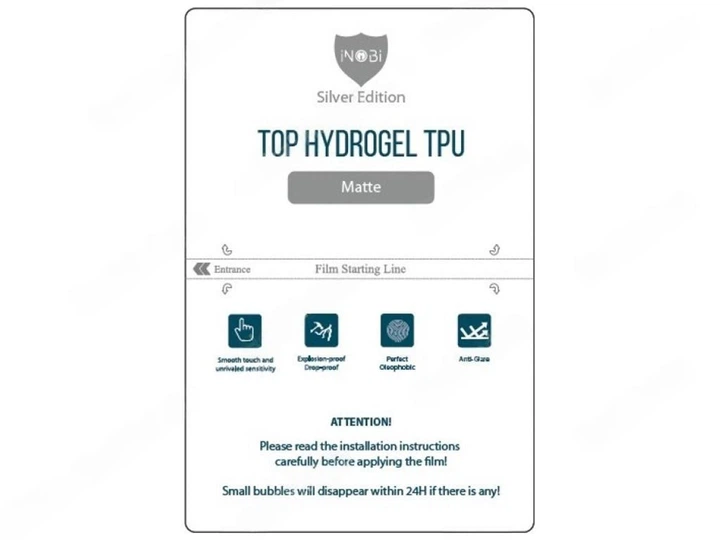 Защитная гидрогелевая пленка iNobi Silver для Asus Zenfone Max Shot ...