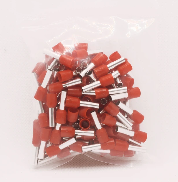 Наконечник втулочный изолированный e.terminal.stand.e6012.red 6,0 кв.мм ...