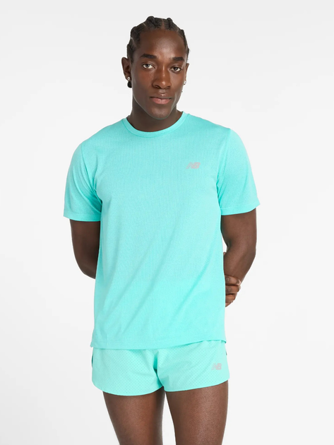 Футболка спортивная длинная мужская New Balance Athletics MT41253CYJ S ...