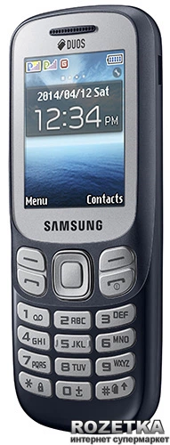 Мобильный телефон Samsung B312E Duos Black – фото, отзывы ...