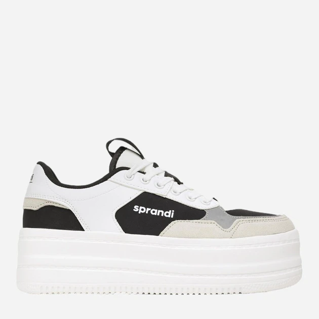 Женские кеды низкие Sprandi Entire Platform WP40-22168Y 37 23.4 см Черные (5904862628455 ...