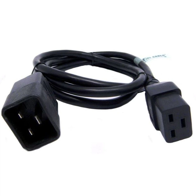 Кабель питания Cablexpert PC-189-C19, C19 C20, 1.5m, 16A Б/У – фото ...