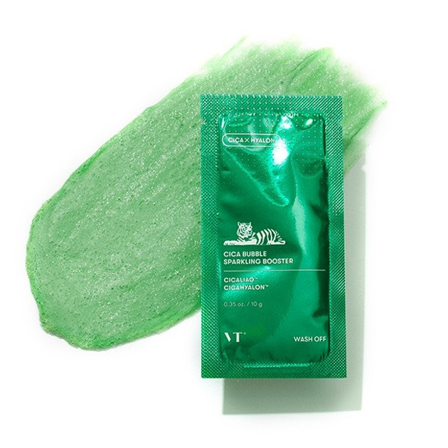 Успокаивающая пузырьковая маска с центеллой VT Cosmetics Cica Bubble ...