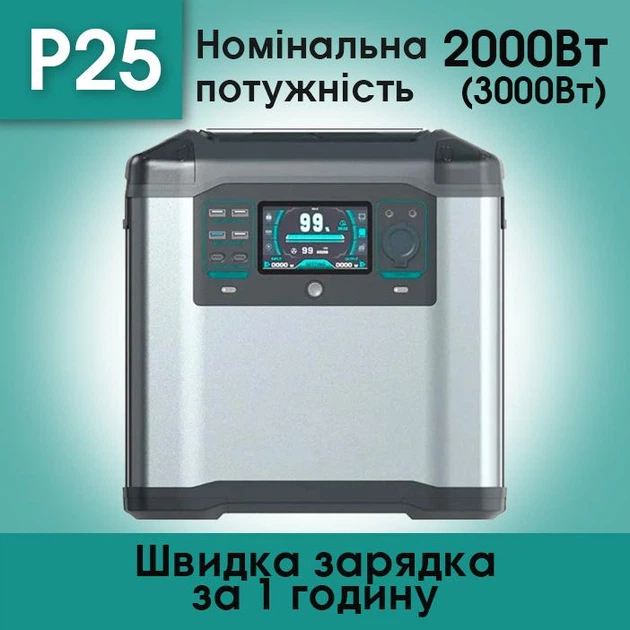 Портативная зарядная станция FlashFish P25 2000W 1573Wh 436800 мАч – фото, отзывы ...