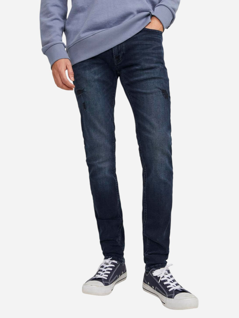 Джинсы Slim Fit мужские Jack & Jones XAZ422823NXLG 32-32 Темно-синие ...